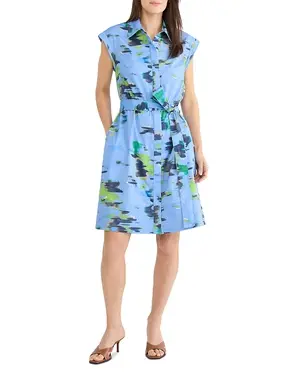 NIC+ZOE Water Lillies Camille Dress - Blue Multi