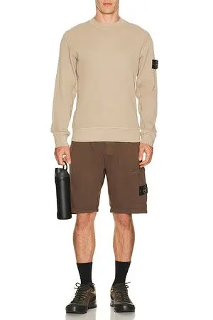 Stone Island Garment Dyed Terrycloth Shorts