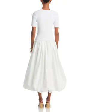 Moon River Bubble Skirt Midi Dress