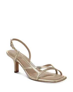 Vince Lilian Slingback Sandals Champagne
