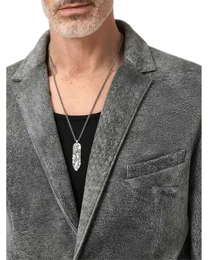 John Varvatos Winston Two Button Leather Jacket