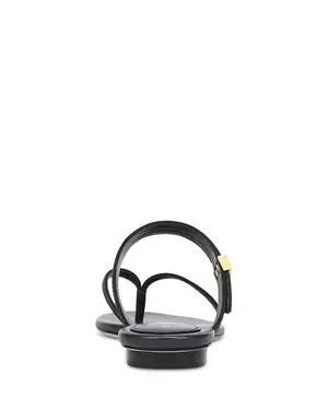 Veronica Beard Salva Dash Flat Sandals - Navy