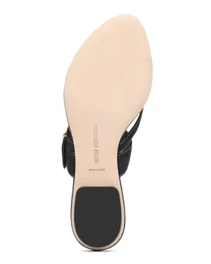 Veronica Beard Salva Dash Flat Sandals - Navy