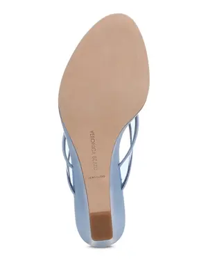 Veronica Beard Clea Wedge Sandals - Blue