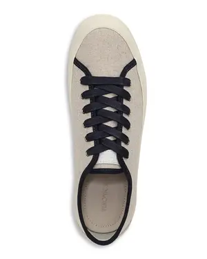 Veronica Beard Truett Platform Sneakers - Sand/navy