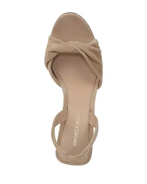 Veronica Beard Tullia Block Heel Sandals - Sand