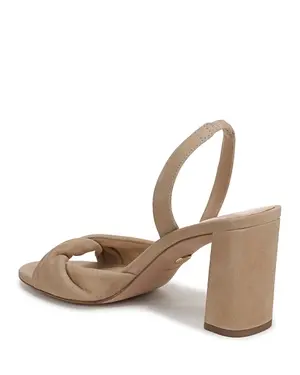 Veronica Beard Tullia Block Heel Sandals - Sand