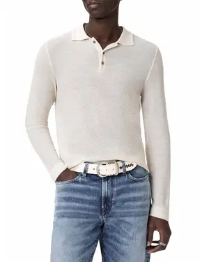 John Varvatos Venturi Long Sleeve Polo
