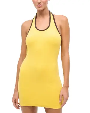 Staud Dara Dress Swim Cover-up - Sunshine