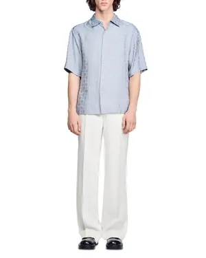 Sandro Jacquard Cross Shirt - Misc