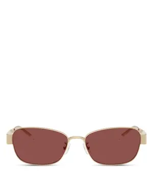 Tory Burch Rectangular Sunglasses, 55mm