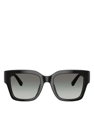 Tory Burch Square Sunglasses, 52mm - Black