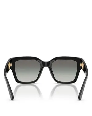 Tory Burch Square Sunglasses, 52mm - Black