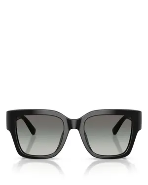 Tory Burch Square Sunglasses, 52mm - Black