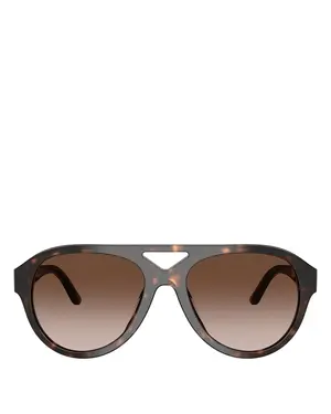 Tory Burch Aviator Sunglasses, 55mm