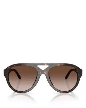 Tory Burch Aviator Sunglasses, 55mm