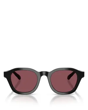 Tory Burch Round Frame Sunglasses - Black