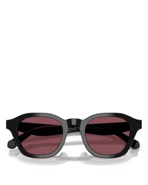 Tory Burch Round Frame Sunglasses - Black