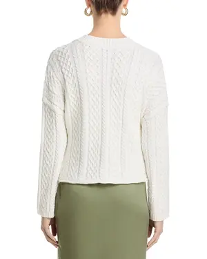 Aqua Cable Knit Cardigan