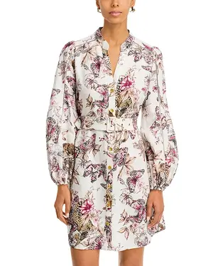 L'Agence Kiersten Floral Print Dress