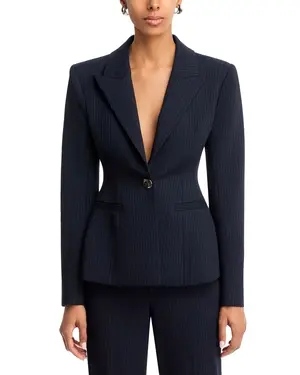 L'Agence Therese Cinched Waist Blazer