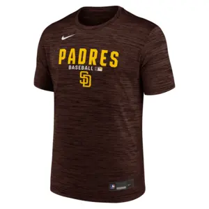 Nike San Diego Padres Authentic Collection Dri-fit Mlb T-shirt - Brown