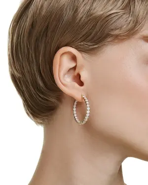 SWAROVSKI Matrix Hoop Earrings