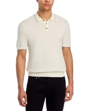Bloomingdale'S Tipped Sweater Polo