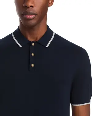 Bloomingdale'S Tipped Sweater Polo - True Navy