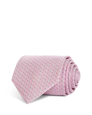 FERRAGAMO Silk Classic Gancini Link Tie - F. Rosa