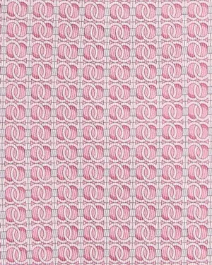 FERRAGAMO Gancini Link Neck Tie - F. Rosa