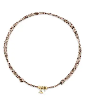 Zoe Chicco 14k Yellow Diamond & Hummingbird Necklace - Gold