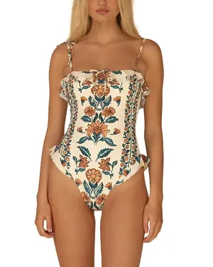 MONTCE Jacelyn Ruffle One Piece Swimsuit
