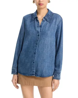 Rails Bethany Denim Shirt - Antique Blue