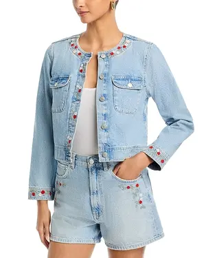 Rails Capistrano Jean Jacket - Dainty Rose