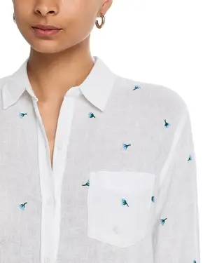 Rails Charli Embroidered Button Front Shirt
