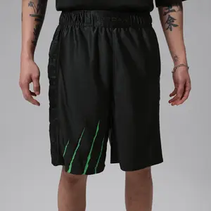 JORDAN Brooklyn Cat Scratch Shorts - Black