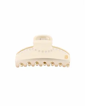 Alexandre De Paris Vendome Strass Hair Clip - Ivory