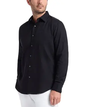 Robert Graham Hudson Long Sleeve Woven Shirt - Black