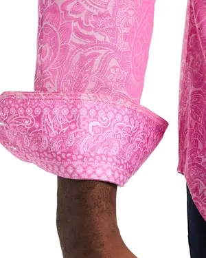 Robert Graham Hudson Long Sleeve Woven Shirt - Pink