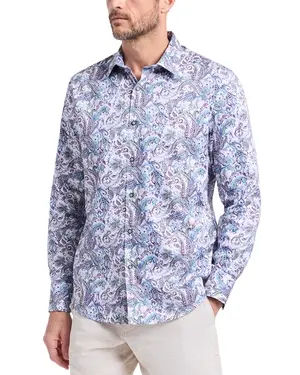 Robert Graham Buckingham Long Sleeve Woven Shirt
