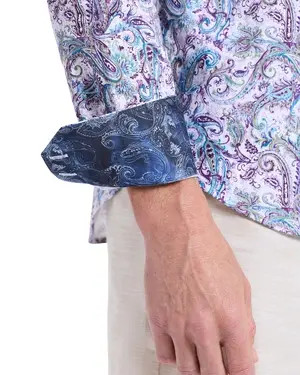 Robert Graham Buckingham Long Sleeve Woven Shirt