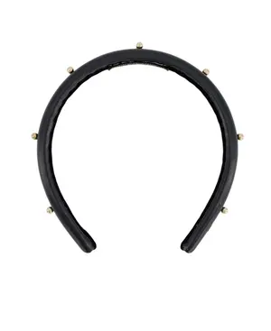 Alexandre De Paris Belle De Jour Studded Headband - Black