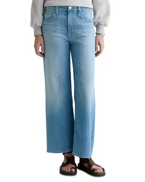 Ag Saige Mid Rise Wide Leg Ankle Jeans - Expedition