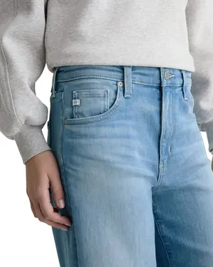 Ag Saige Mid Rise Wide Leg Ankle Jeans - Expedition