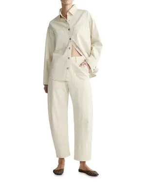 DL1961 Addison Overshirt Cotton - Ecru