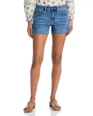 Aqua Cutoff Denim Shorts - Medium Wash