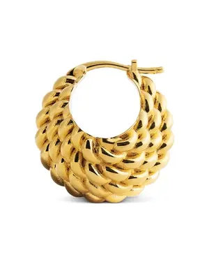 TOTEME Rope Hoop Earrings