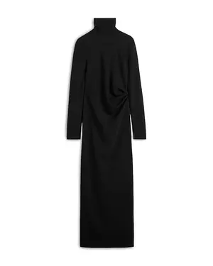 TOTEME Long Twist Dress - Black
