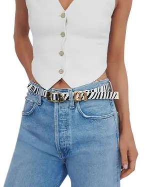 Ettika Calf Hair Belt